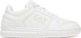 Emporio Armani Low-Top Sneaker - Sneakers Biancobianco - Gr. US_7_5 - in Weiß - für Damen
