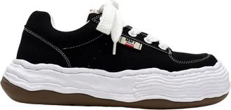 Miharayasuhiro Mihara Yasuhiro, Homme, Chaussures, Noir, Taille: 38 EU Oliver Original Sole Canvas Low-Top Baskets