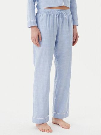 Hunkemöller Pyjamahose 301492 Himmelblau Regular Fit