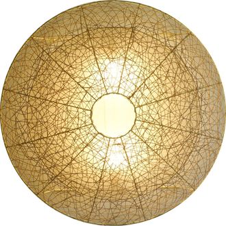 Guru Shop Wandlampe/Wandleuchte, in Bali Handgefertigt aus Naturmaterial, Rattan - Modell Primavera, 75x75x15 cm