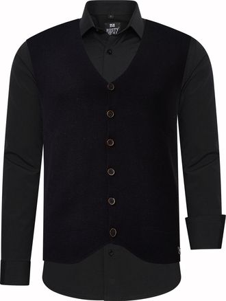 Rusty Neal Hemd mit Weste 2-teilig