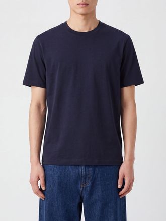 Brunello Cucinelli Kurz&auml;rmeliges Rundhals-T-Shirt aus reiner Baumwolle