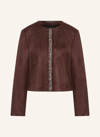 Betty Barclay Kastenjacke Mit Schmucksteinen braun