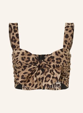 Dolce & Gabbana Cropped-Top braun