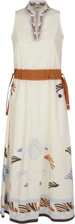 Herno Femme, Robes, Multicolore, Taille: 36 FR Abito Smanicato Stampa