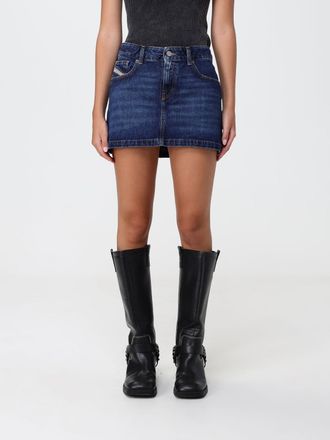 Diesel Jupe Femme couleur Bleu