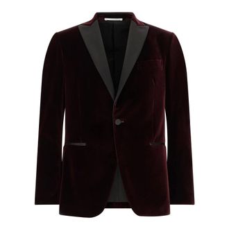 Pal Zileri Homme, Costumes, Rouge, Taille: 2XL Blazer en velours