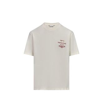 Minimum T-shirt broderie poitrine en coton m&eacute;lang&eacute;