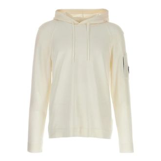 C.P. Company Sea Island Leichter Baumwoll-Hoodie - - Sweatshirts & Hoodies - Herren - Wei&szlig; - L