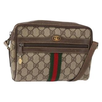 Gucci Sac bandouli&egrave;re en plastique Pre-owned - Femme - Pre-owned - Beige - Taille: ONE Size