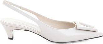 Roberto Festa Milano Femme, Chaussures, Blanc, Taille: 36 EU Escarpins Slingback Dorien
