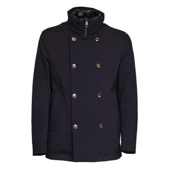 Montecore Doppelreihige Jacke - - Coats - Herren - Blau - 2XL