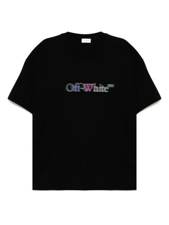 Off-white t-shirt &agrave; logo imprim&eacute; - Noir