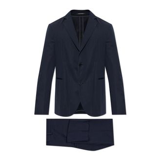 Emporio Armani Baumwollanzug - - Suits - Herren - Blau - XL