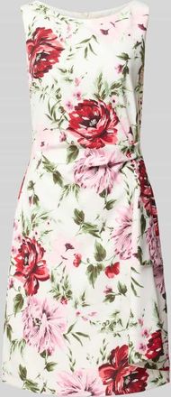 Vera Mont Tailliertes Cocktailkleid mit Allover-Muster