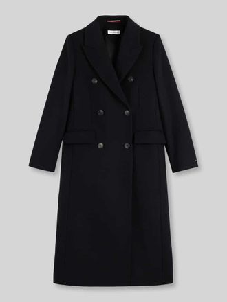 Tommy Hilfiger Slim Fit Mantel aus Woll-Mix