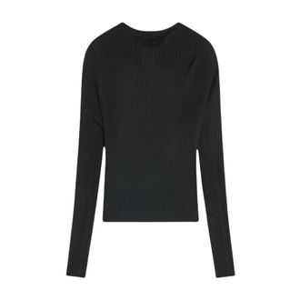 Semicouture Maille &agrave; col rond - Femme - Pulls - Noir - Taille: 40 FR