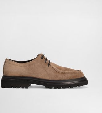 Dolce & Gabbana Split Calfskin Derby - Mann Schnürschuhe Brown 41.5