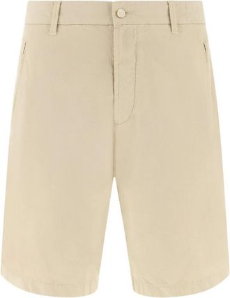 Boggi Milano Homme, Shorts, Beige, Taille: W32 Cotton Linen Bermuda Shorts