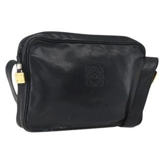 Loewe Sac bandouli&egrave;re en cuir Pre-owned - Femme - Pre-owned - Noir - Taille: ONE Size