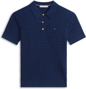 Tommy Hilfiger Damen Poloshirt aus Baumwolle