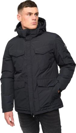 Crosshatch Plentons Jacke f&uuml;r Herren (Schwarz)