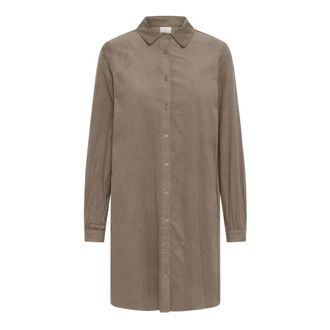 Kaffe KAfanny Cordkordkleid - - Dresses - Damen - Gr&uuml;n - XS