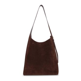 Tory Burch Femme, Sacs, Brun, Taille: ONE Size Romy Suede Hobo Bag