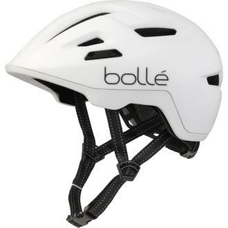 Bolle Stance, White Matte, No Lens Reference, Medium, Bike Helmets, Unisex, Adult