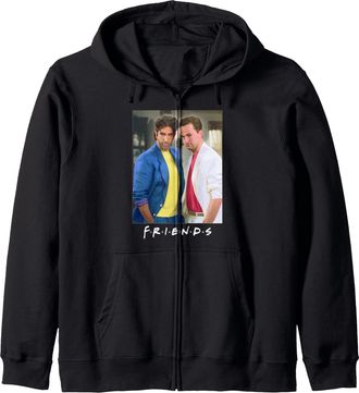 Friends TV Show Chandler Ross Miami 80er Jahre Fashion Vice 90er BFF Kapuzenjacke