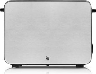 WMF Stelio Toaster 2 Scheiben Edelstahl, Doppelschlitz Toaster mit Br&ouml;tchenaufsatz, Bagel-Funktion, 7 Br&auml;unungsstufen, 900 W, edelstahl matt