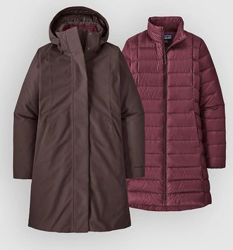 Patagonia Tres 3-In-1 Parka den brown