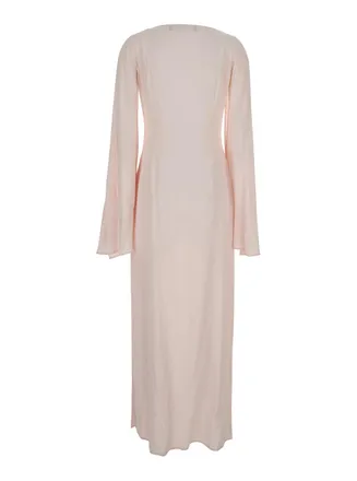 Federica Tosi Draped Neckline Dress - Pink