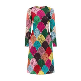 Dolce & Gabbana Midi-Kleid - - Dresses - Damen - Mehrfarbig - XS
