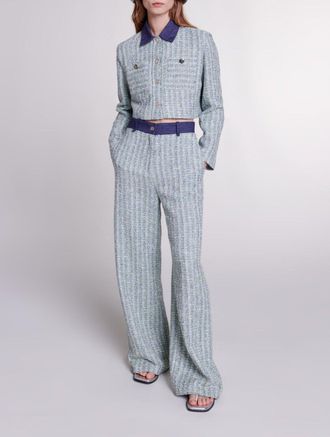 Maje Weite Tweed-hose - Mehrfarbig - Gr&ouml;&szlig;e 32 - Maje