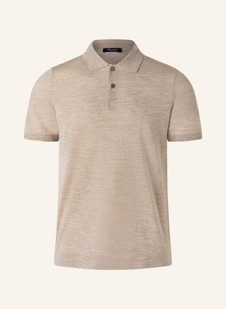 Maerz Maerz Muenchen Strick-Poloshirt Aus Merinowolle beige