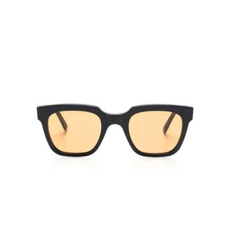 Retro Superfuture Chic Sonnenbrille - - Accessories - Herren - Schwarzk - ONE SIZE
