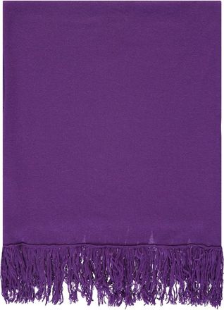 Fabiana Filippi Femme, Accessoires, Violet, Taille: ONE Size Écharpe en Cachemire à Franges