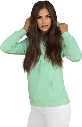 OZONEE Damen Kapuzenpullover Sweatjacke Sweatshirt Farbvarianten Kapuzenjacke Kapuzenpulli Kapuze Langarm Hoodie Sport Style Casual Fitness Training Basic 77