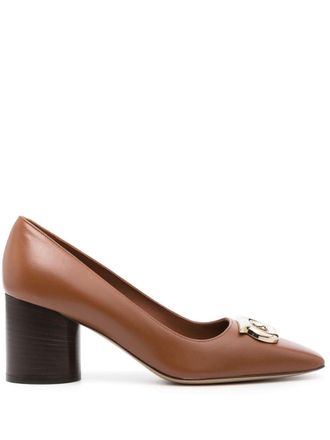 Ferragamo escarpins Pania 65 mm en cuir - Marron