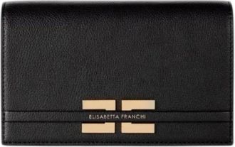 Elisabetta Franchi Femme, Accessoires, Noir, Taille: ONE Size Shoulder Bag