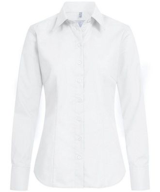 Greiff Langarmbluse Greiff BASIC Damen Bluse Langarm Kent Regular vichy karo Blau 42