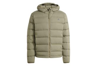 adidas Performance Winterjacke Winter-Daunenjacke Helionic Stretch Hooded (wasserabweisend) olivegr&uuml;n