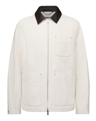 Drykorn Canvas-Overshirt Kaleno mit Umlegekragen und Zip in