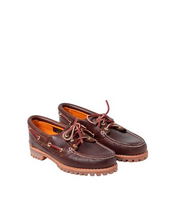 Timberland Womens Boat Loafers Authentic Brown Leather