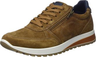 Ara Damen Matteo Sneaker, Tabac,Blue, 44 EU Weit