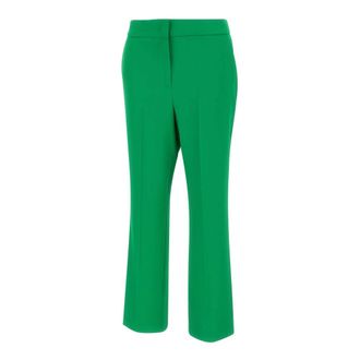 Kaos Kaos, Femme, Pantalons, Vert, Taille: 36 FR Pantalon &agrave; plis marqu&eacute;s