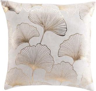 Douceur d'Int&eacute;rieur Kissen mit abnehmbarem Bezug (45 x 45 cm) Kenzy, Polyester & Leinen