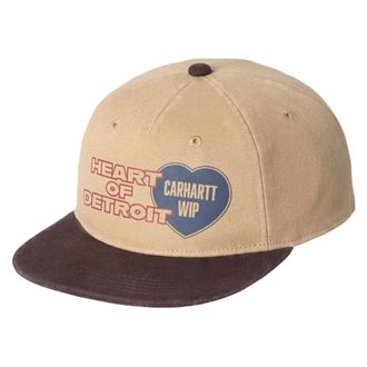 Carhartt Work in Progress Homme, Accessoires, Beige, Taille: ONE Size Arcan Cap Marron Poussière H