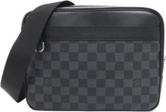 Louis Vuitton Pre-owned Trocadero Messenger Damier Graphite Sac bandouli&egrave;re - Femme - Pre-owned - Noir - Taille: ONE Size